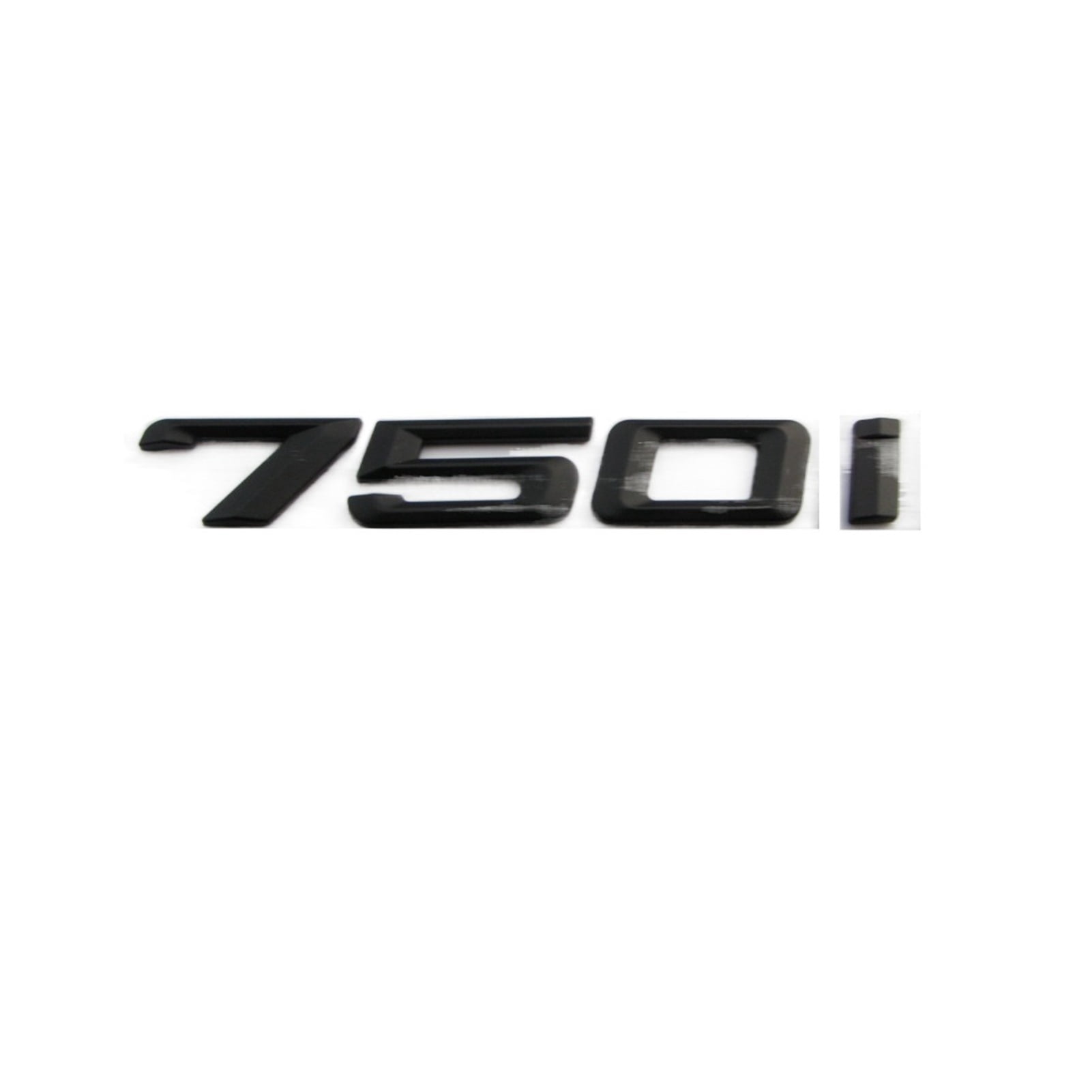 Matte Black ABS Number Letters Word Car Trunk Badge Emblem Letter Decal ...