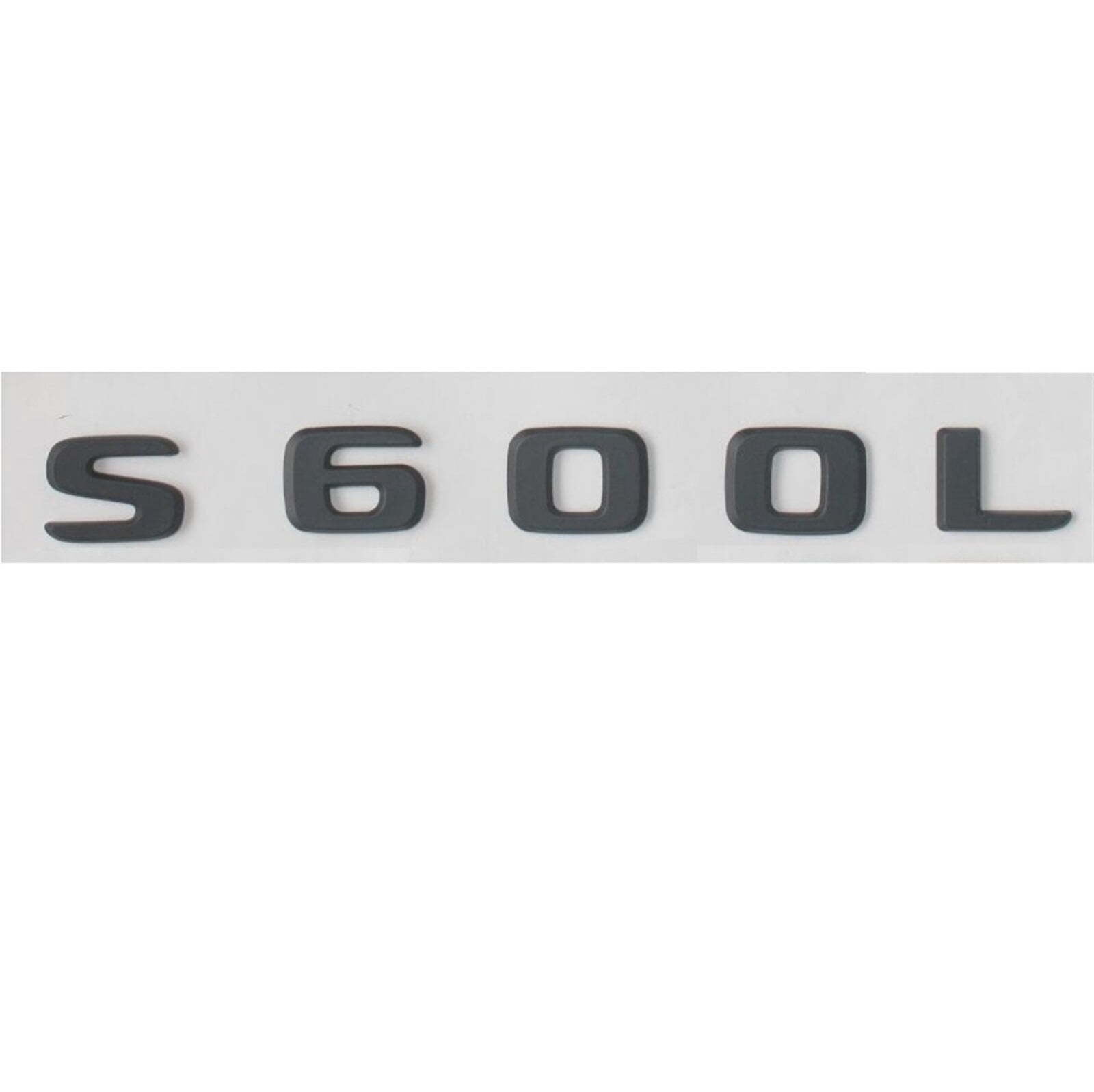 Matte Black ABS Rear Trunk Letters Badge Badges Emblem Emblems Decal ...