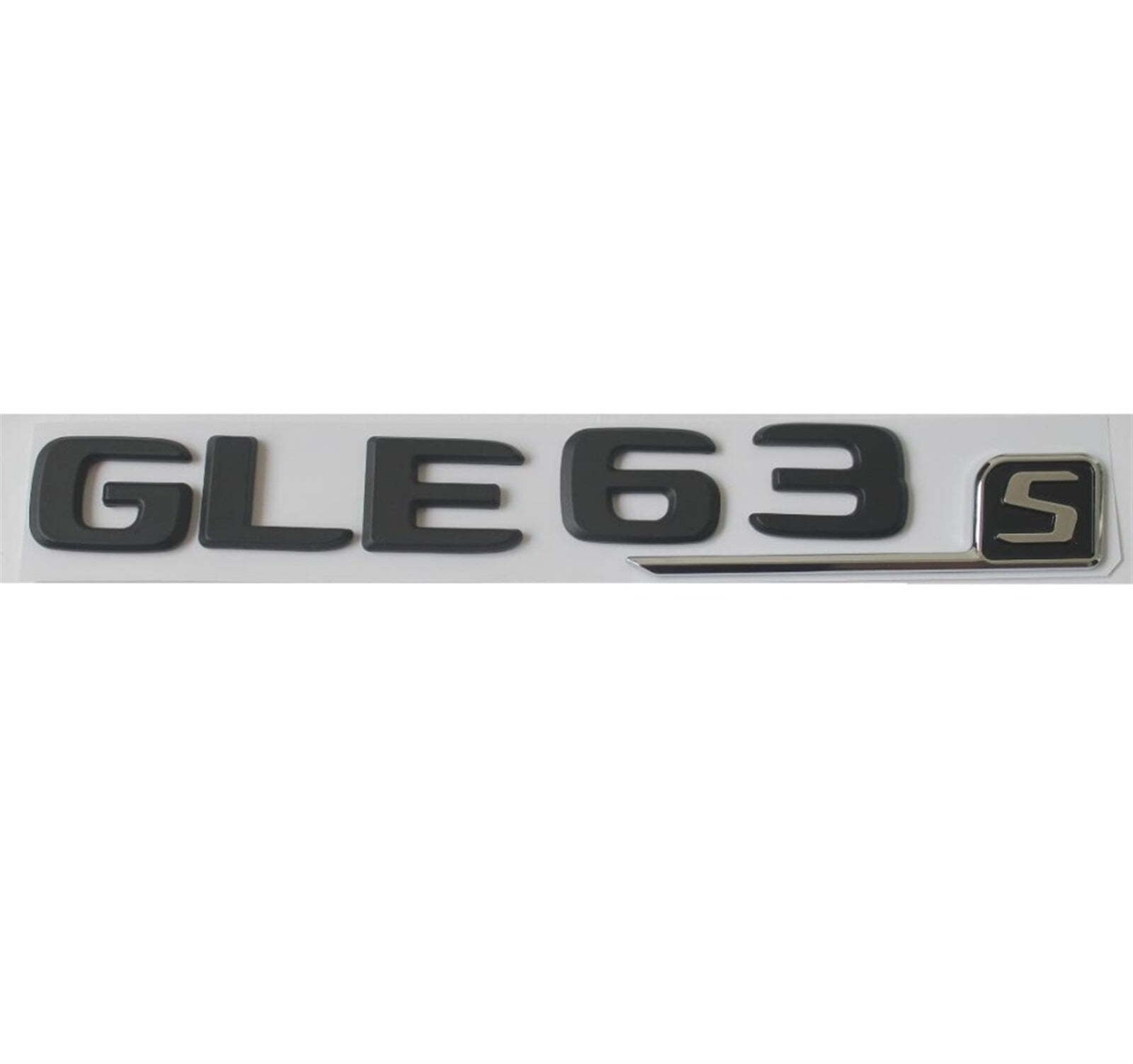 Matte Black ABS Rear Trunk Letters Badge Badges Emblem Emblems Sticker ...