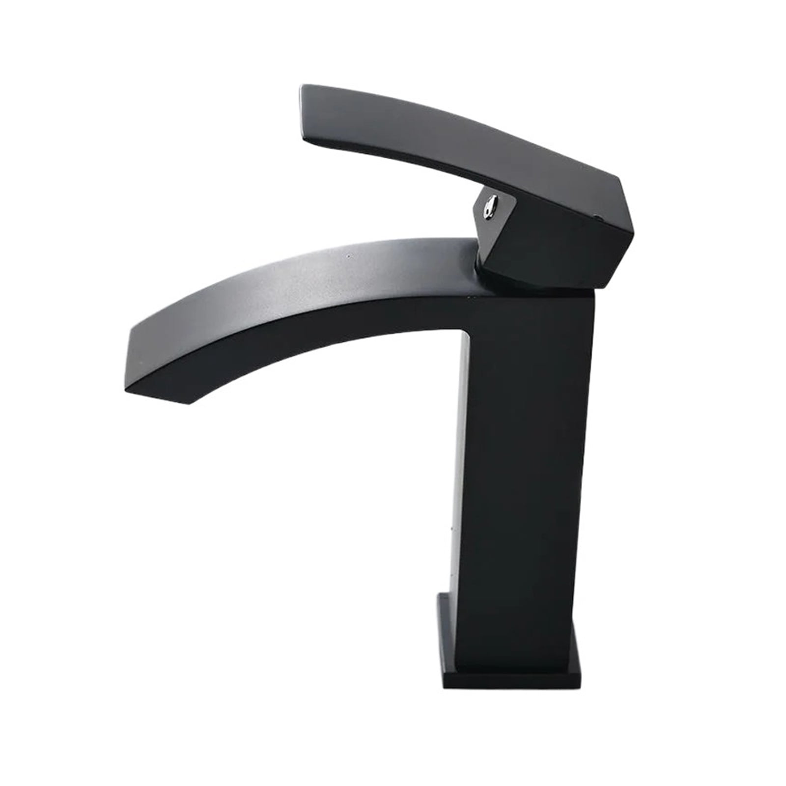 Matte Black Basin Faucet, Water Tap Bathroom Faucet, Solid White Brass ...