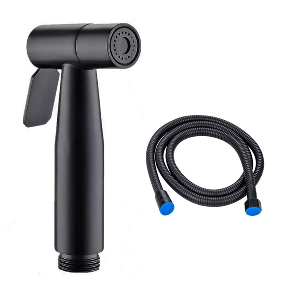 Matte Black Bidet Sprayer With Stainless Steel Hose - Handheld Toilet ...