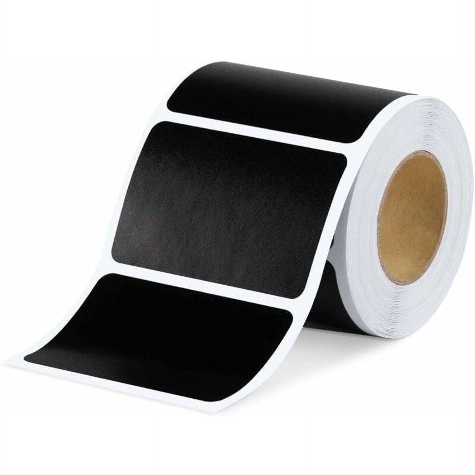 Matte Black Color Coding Sticker Roll, Self-Adhesive Labels for Home ...