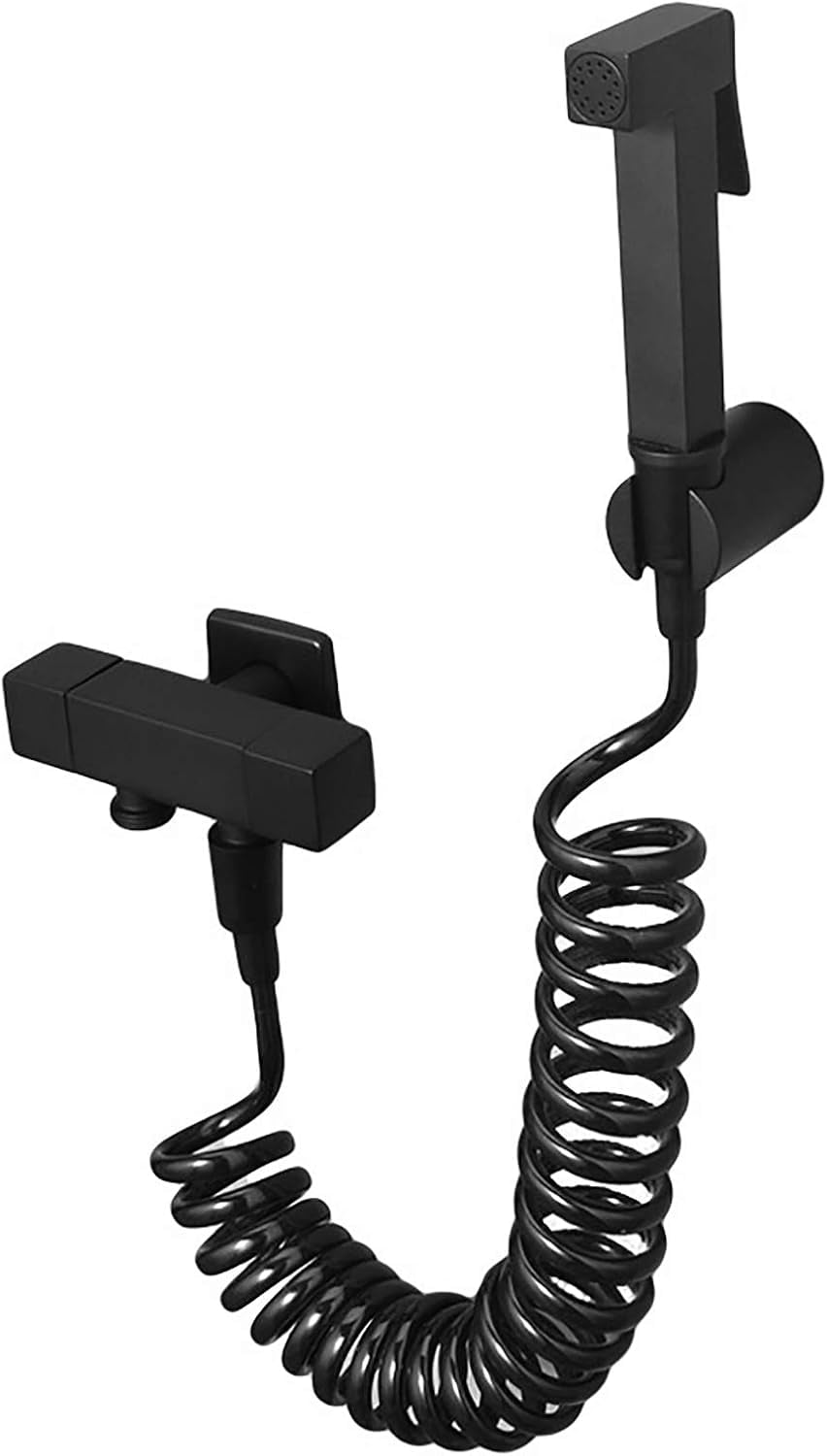 Matte Black Handheld Bidet Sprayer for Toilet, Brass Portable Cloth ...