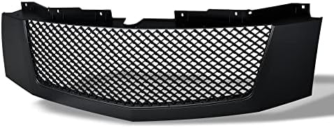 Matte Black Mesh Front Hood Bumper Grill Grille Guard ABS Compatible ...