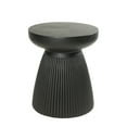 MgO Concrete Outdoor Side Table - Matte Black - Walmart.com