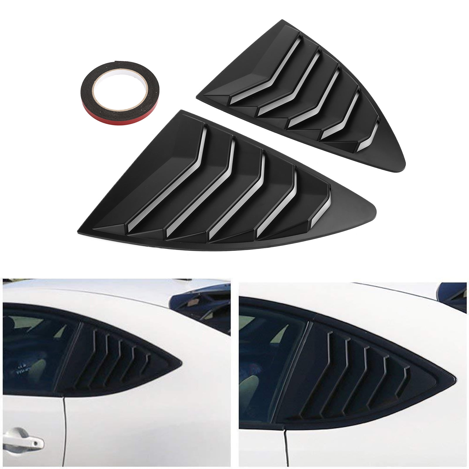 Matte Black Side Window Louver For 2013-2018 Scion FRS BRZ Toyota 86 ...