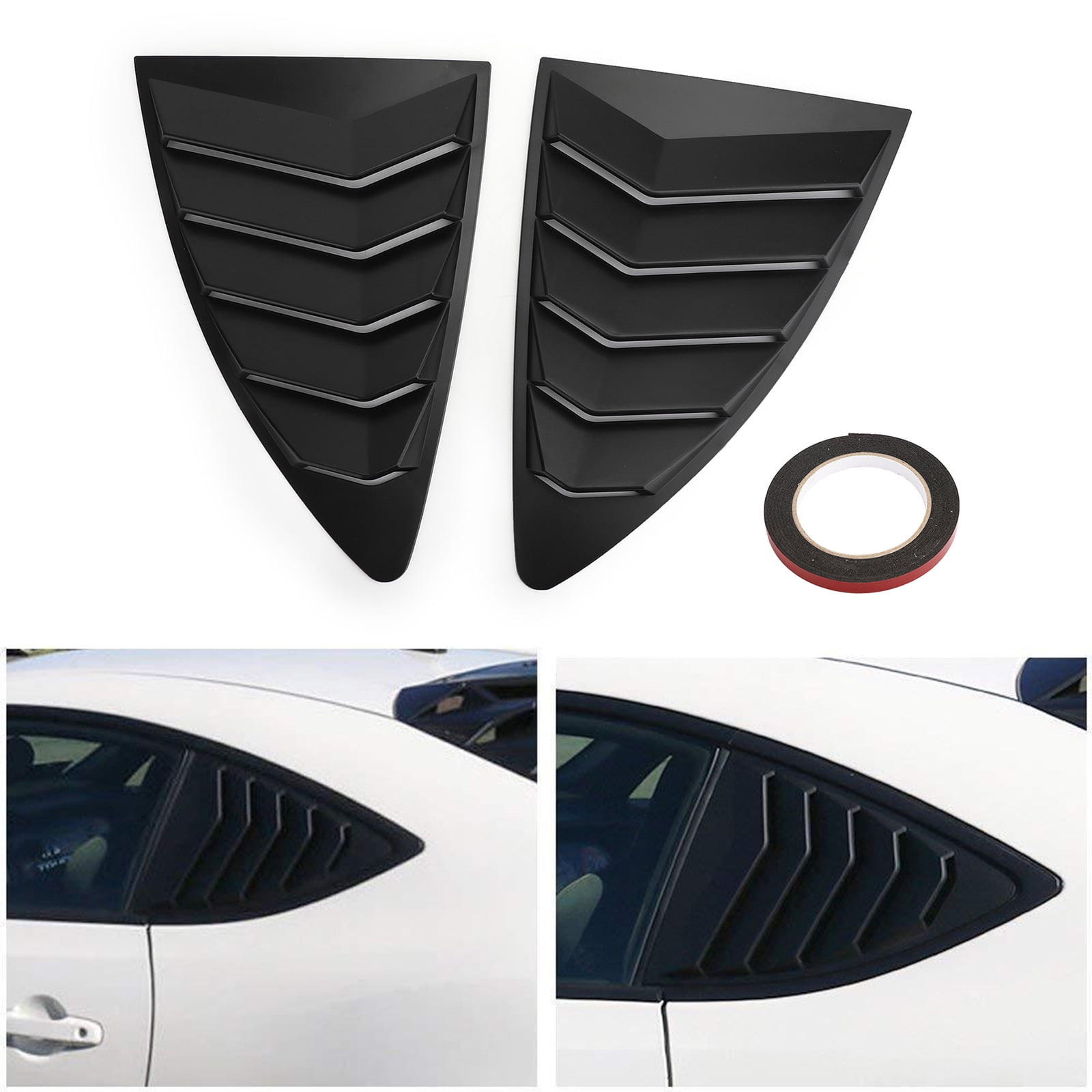 Matte Black Side Window Louver For 2013-2018 Scion FRS BRZ Toyota 86 ...