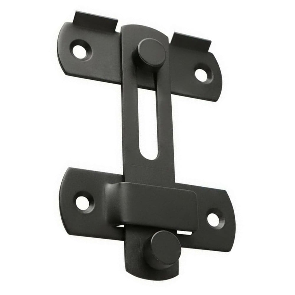 Matte Black Stainless Steel Gate Latches Flip Latch Safety Door Bolt ...
