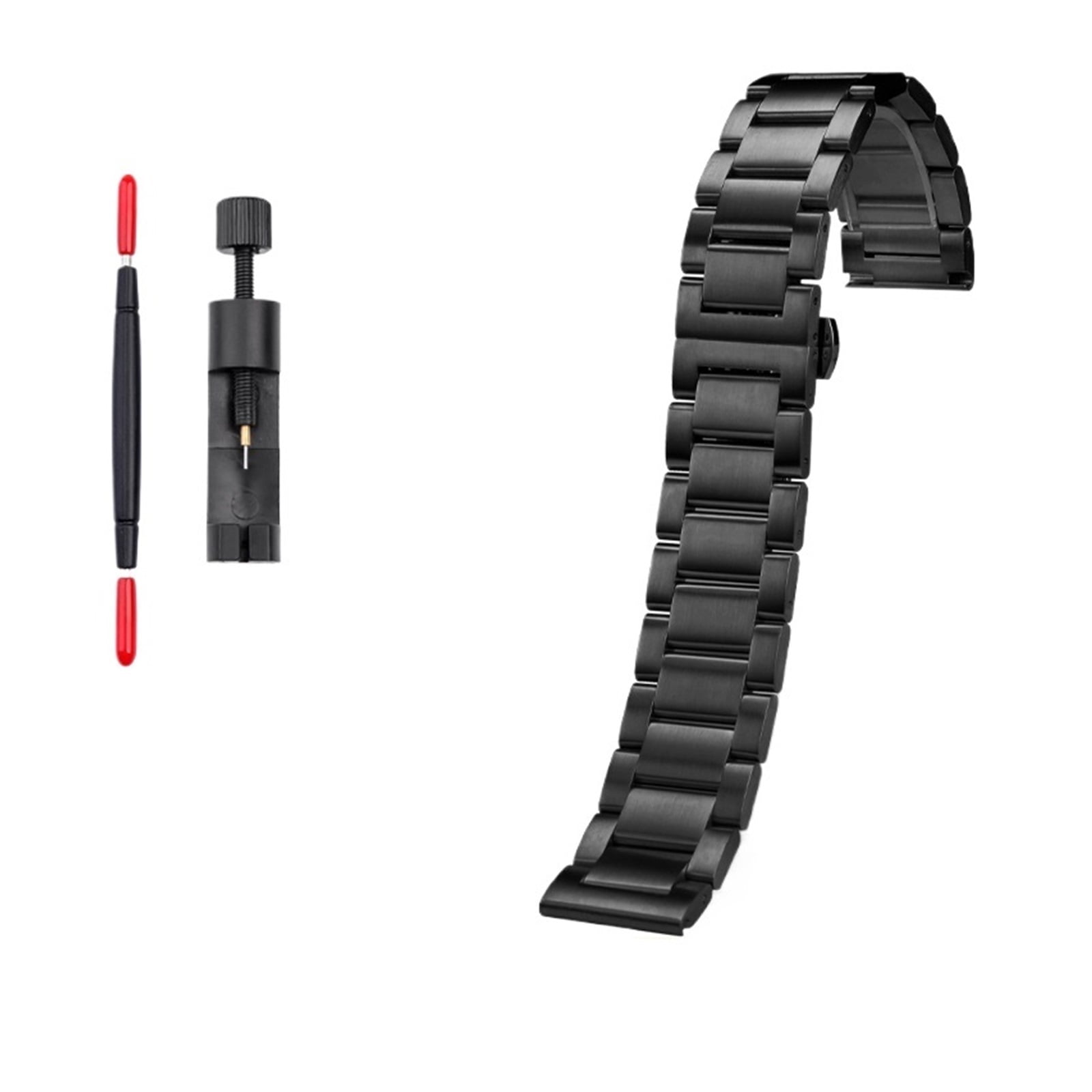 Matte Black Steel Belt 20mm 22mm Fit For Timex T49963 T49905 TW4B14200 ...