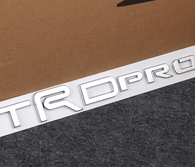 Matte Black TRD PRO Badge Decal Sticker for Toyota Tantu - Walmart.com