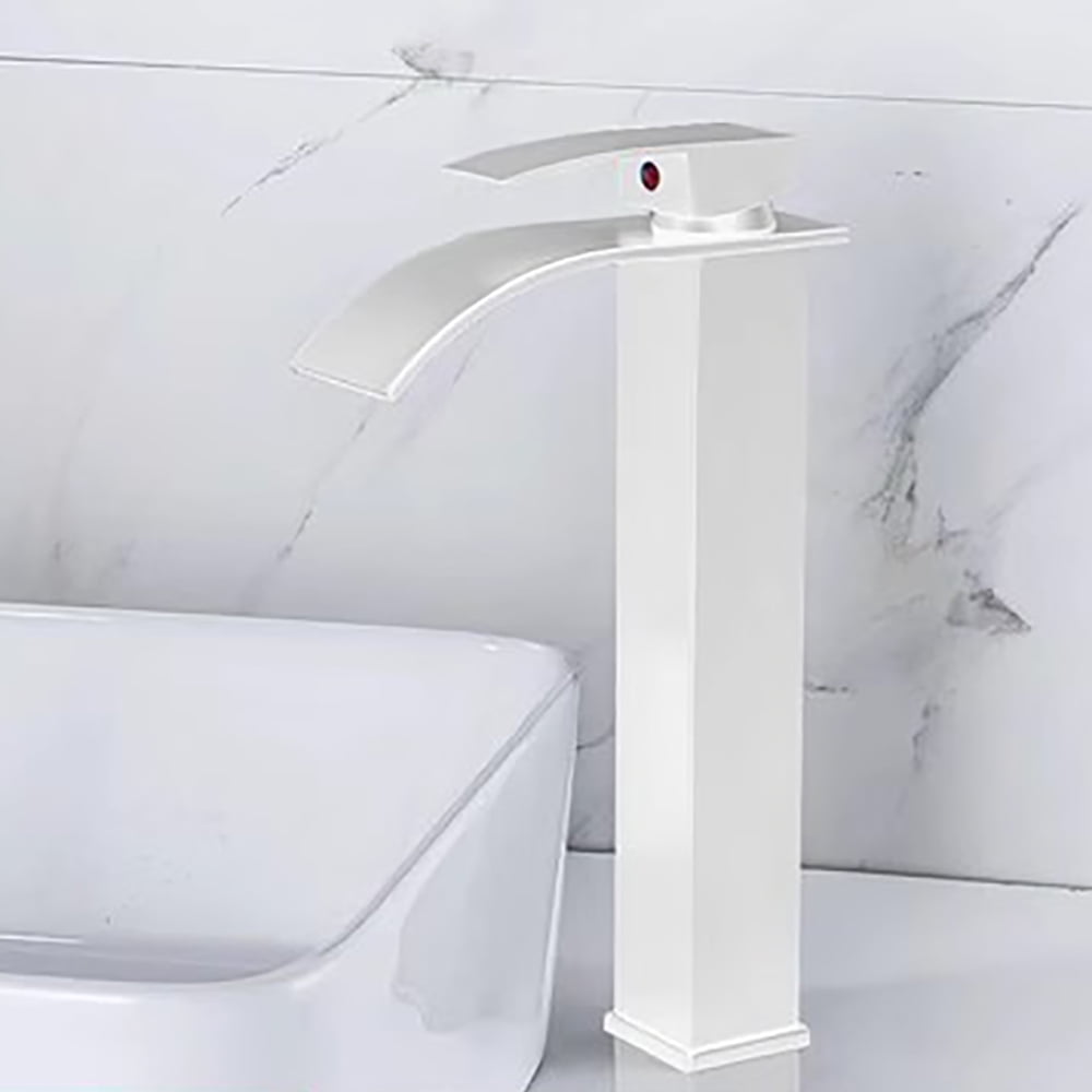 Matte Black Waterfall Bathroom Faucet, Modern Aesthetics Ultra-thin ...