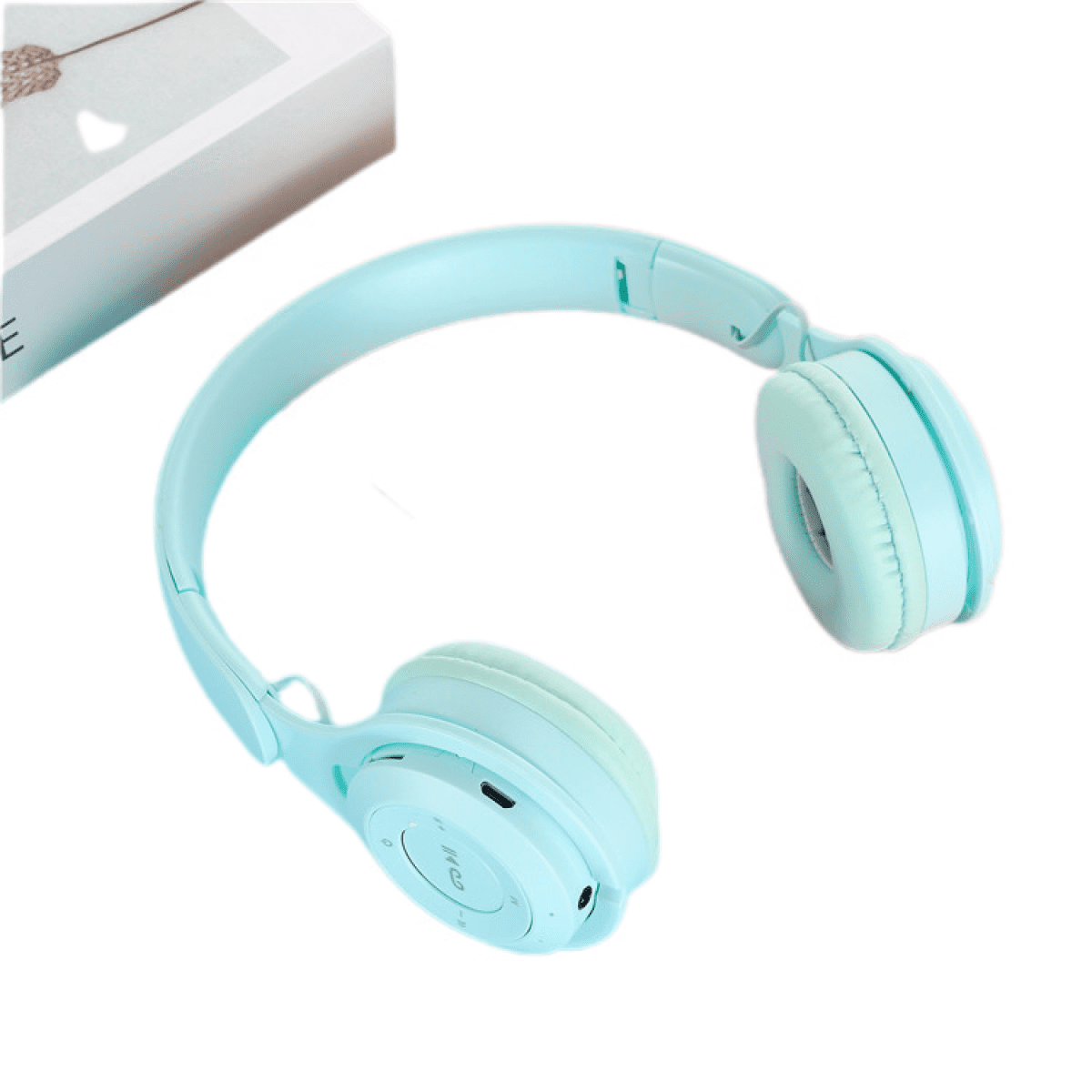 Matte Bluetooth Headphones, Wireless Ear Hook Foldable Headphones ...