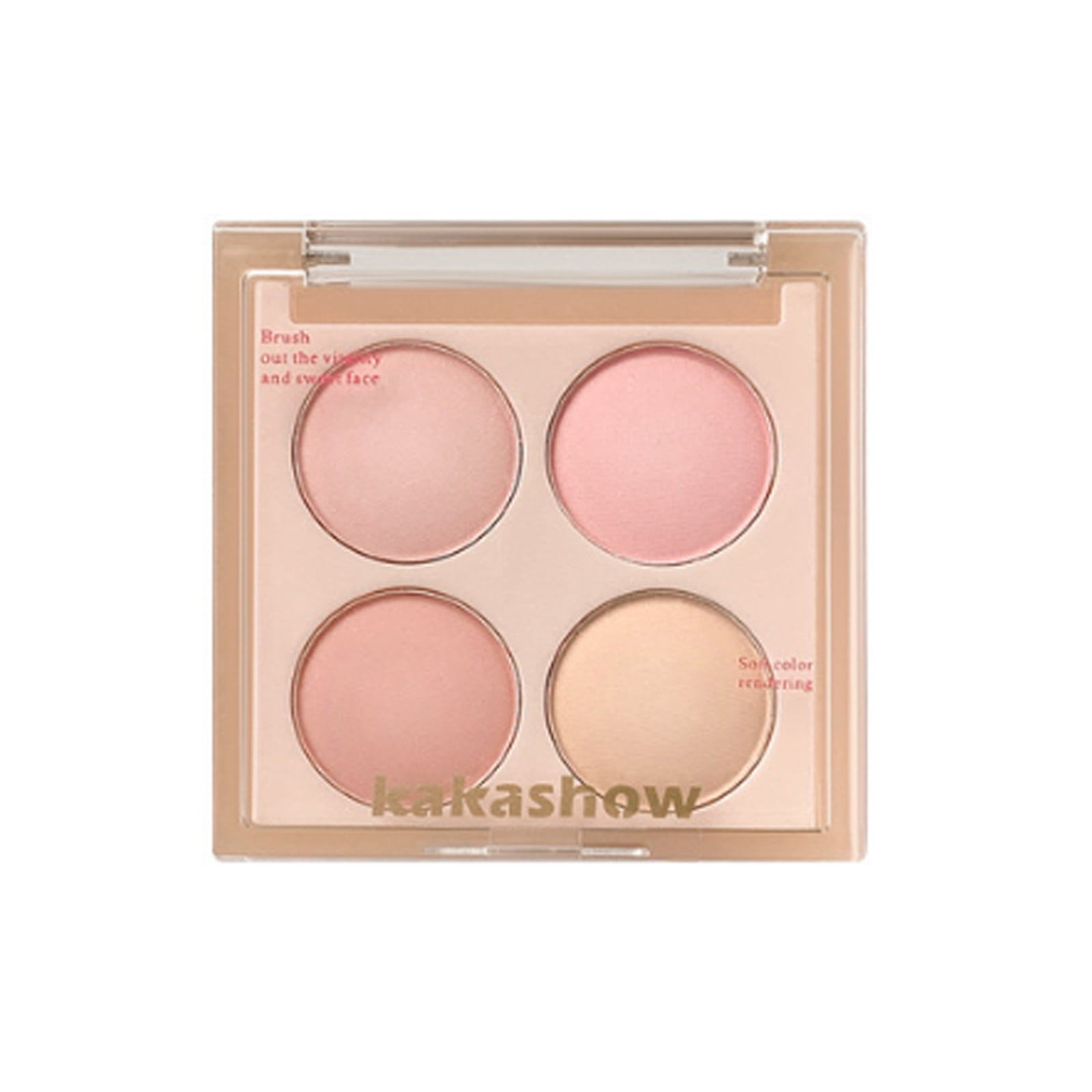 Matte Blush Powder Palette, Blending Mood Cheek, 6 Blendable Shades ...