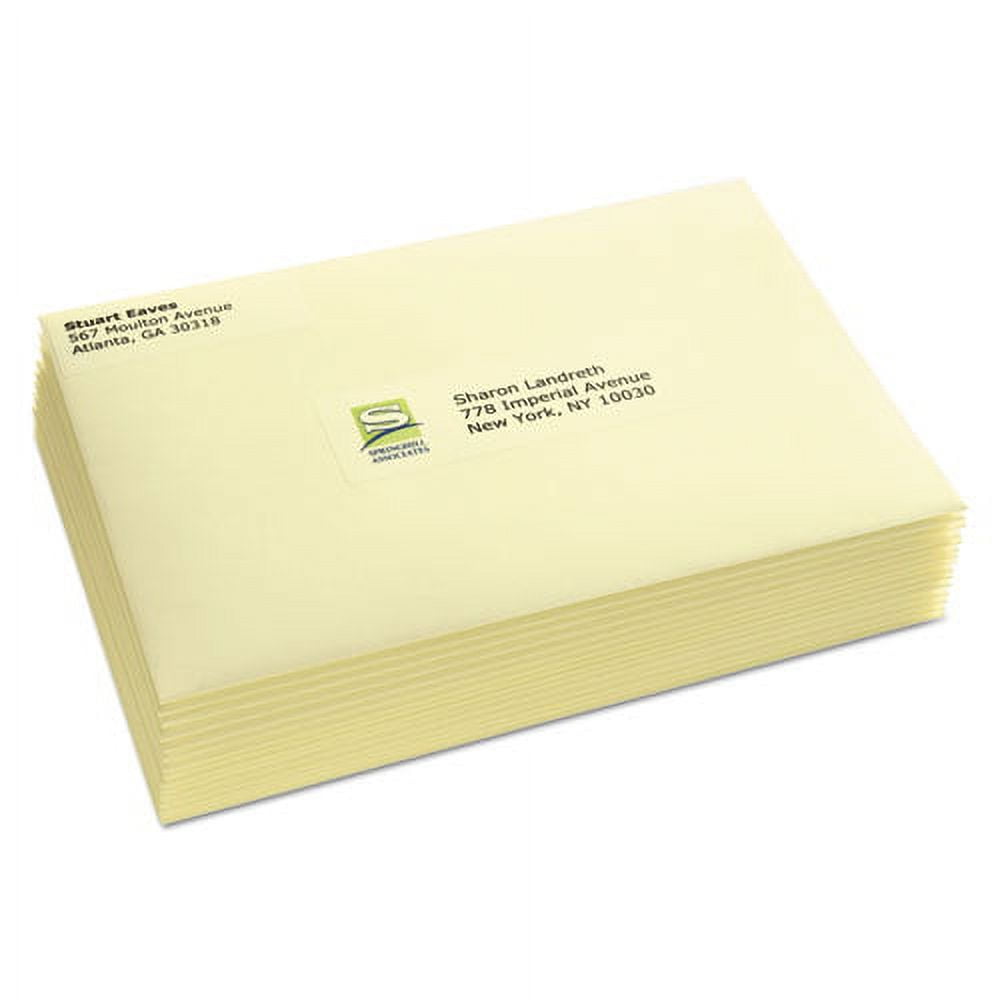 "Matte Clear Easy Peel Mailing Labels W/ Sure Feed Technology, Laser ...