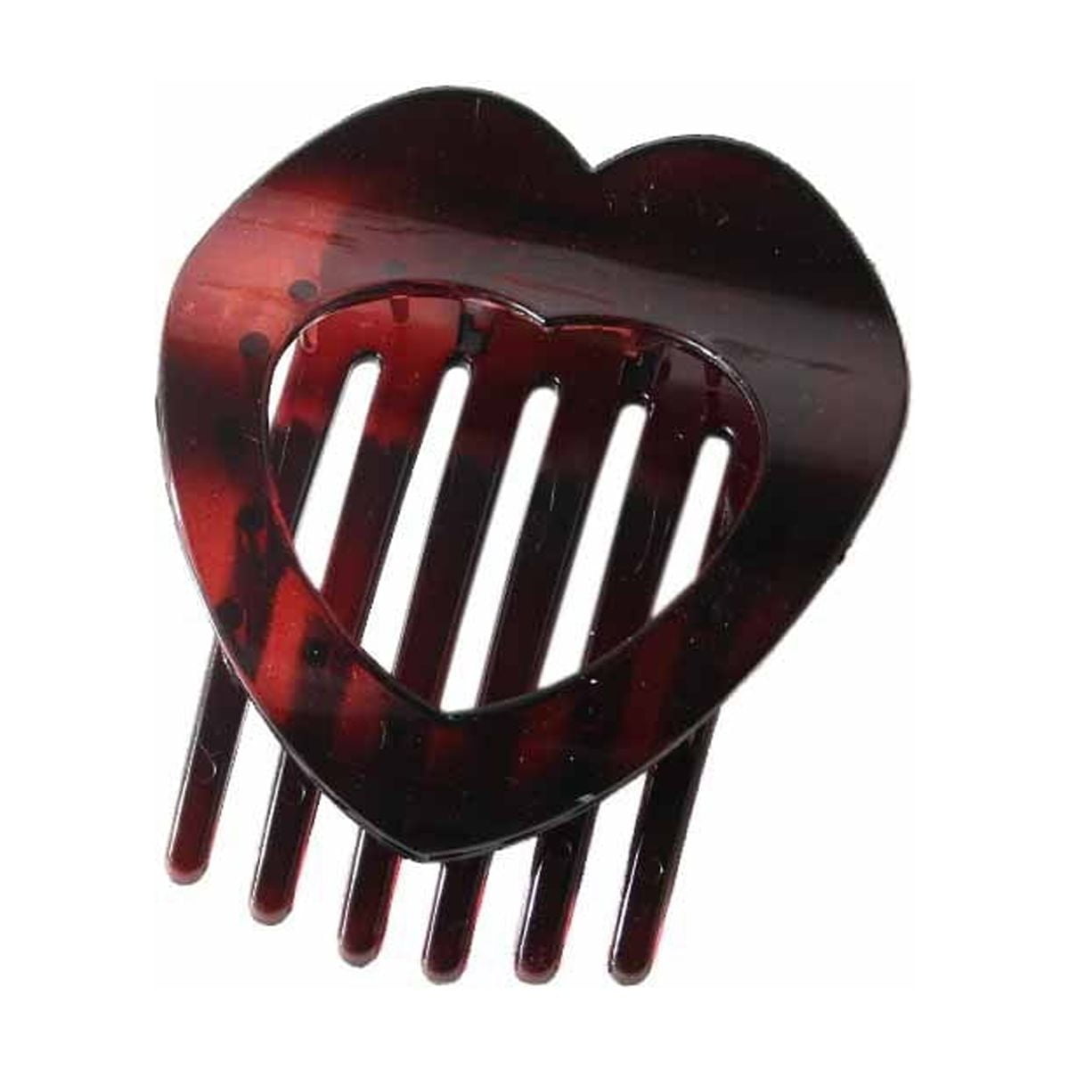 Matte Color PC Flat Grip Clip Heart-shaped Hair Clip Duckbilled Clip ...