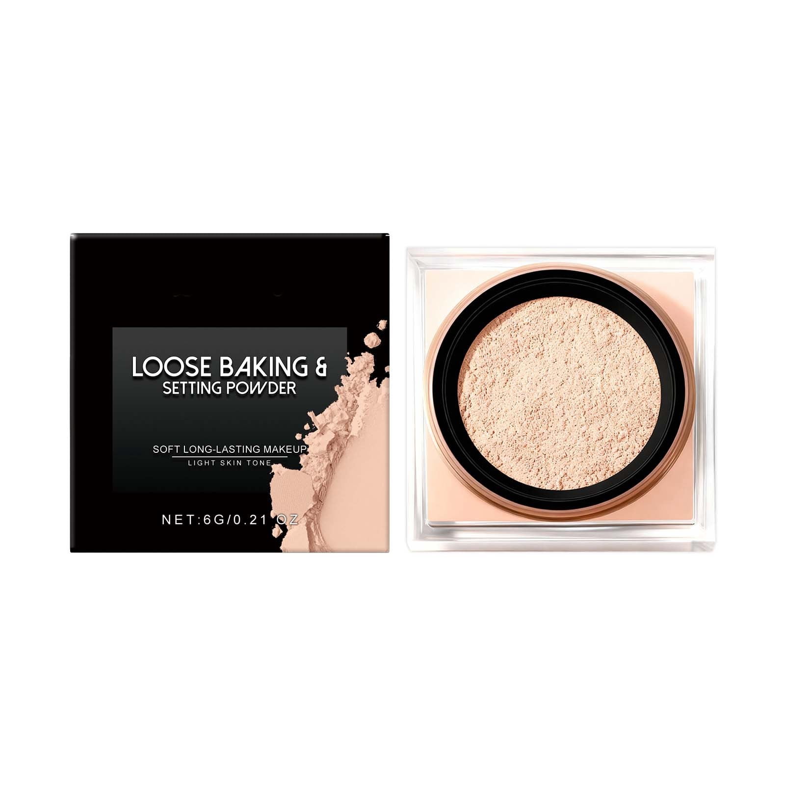 Matte Finish Setting Powder 6g Lightweight & Invisible, Oil Absorbing ...