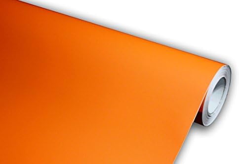 Matte Flat Orange Vinyl Car Wrap Film (3FT x 5FT) - Walmart.com