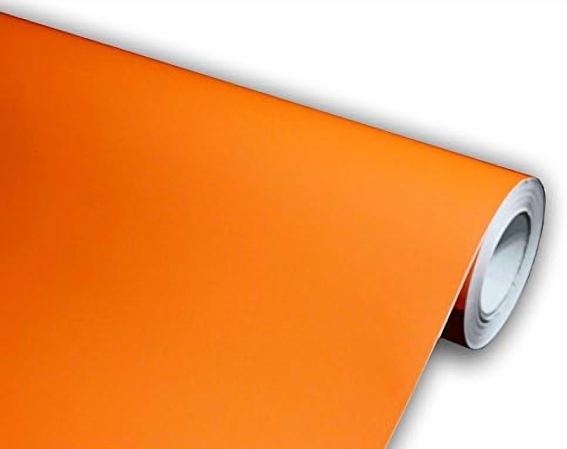 Matte Flat Orange Vinyl Car Wrap Film (8FT x 5FT) - Walmart.com