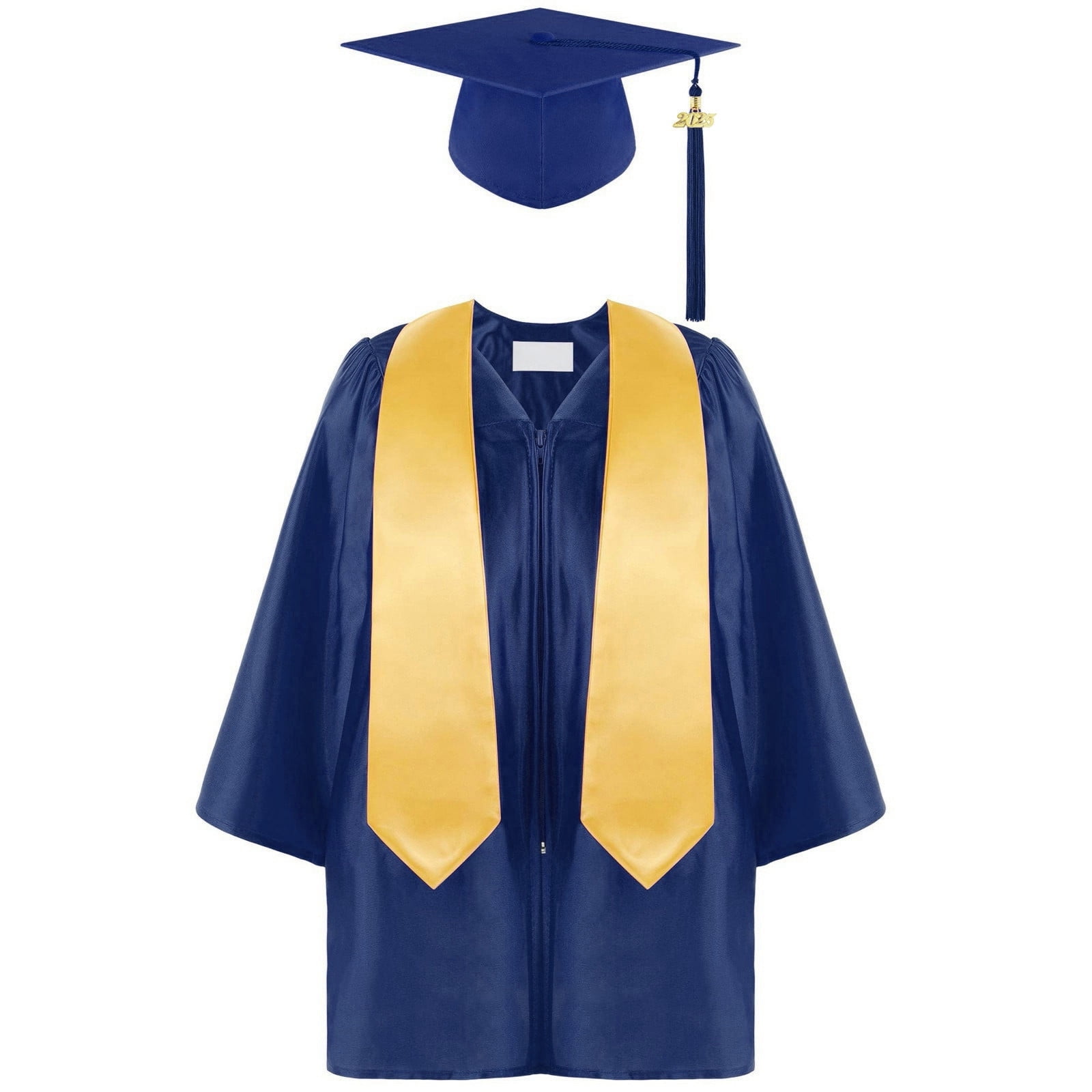 Matte Graduation Cap and Gown Class of 2025 Set Bulk with Tassel for ...