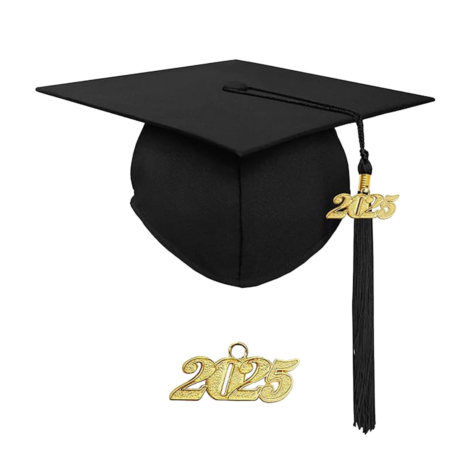 Matte Graduation Cap with 2025 Tassel for Kindergarten Preschool 12 ...