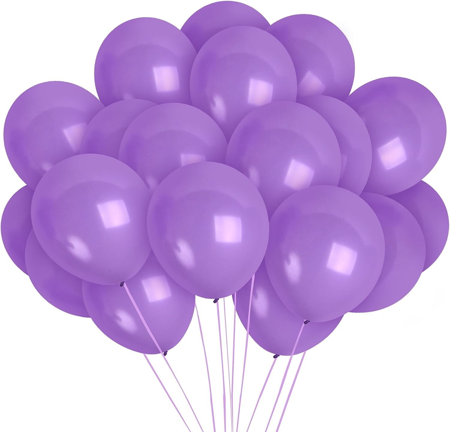 Matte Lavender Balloons - 12 Inch Latex Balloons - 36 Pack - Walmart.com
