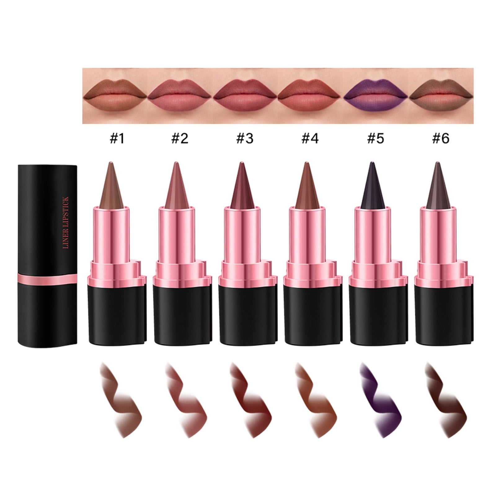 Matte Lipstick Set, 3g Moisturizing Velvet Texture, Long-Lasting Wear ...
