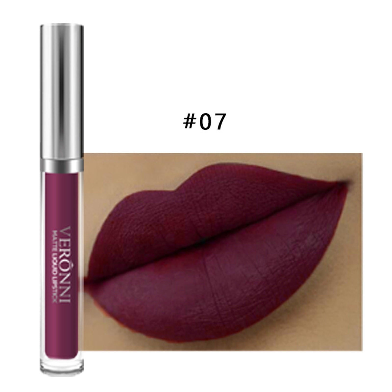 Matte Liquid Lipstick, Easy Fade Design, Non-stick, 10ML, Classic Color ...