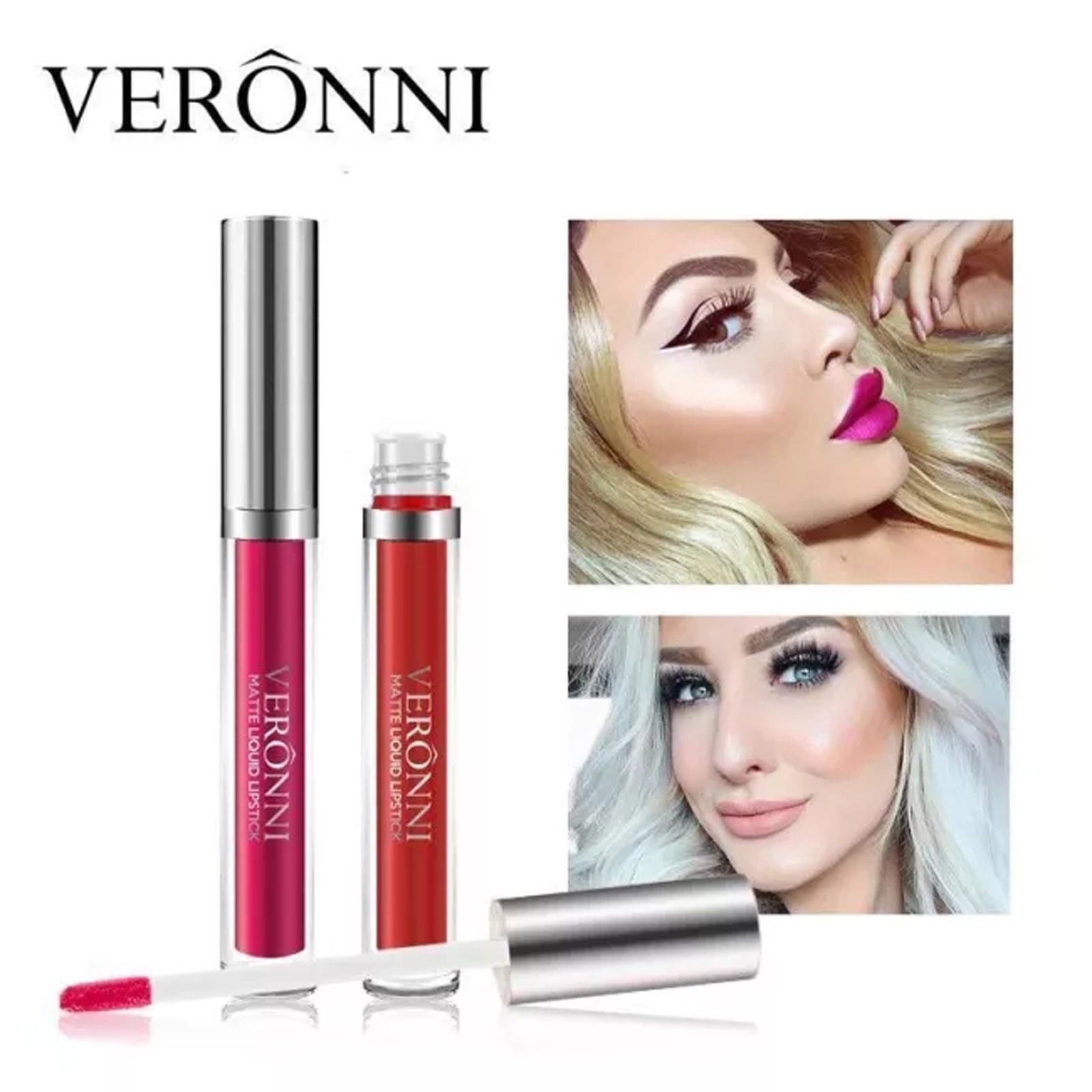 Matte Liquid Lipstick, Easy Fade Design, Non-stick, 10ML, Classic Color ...