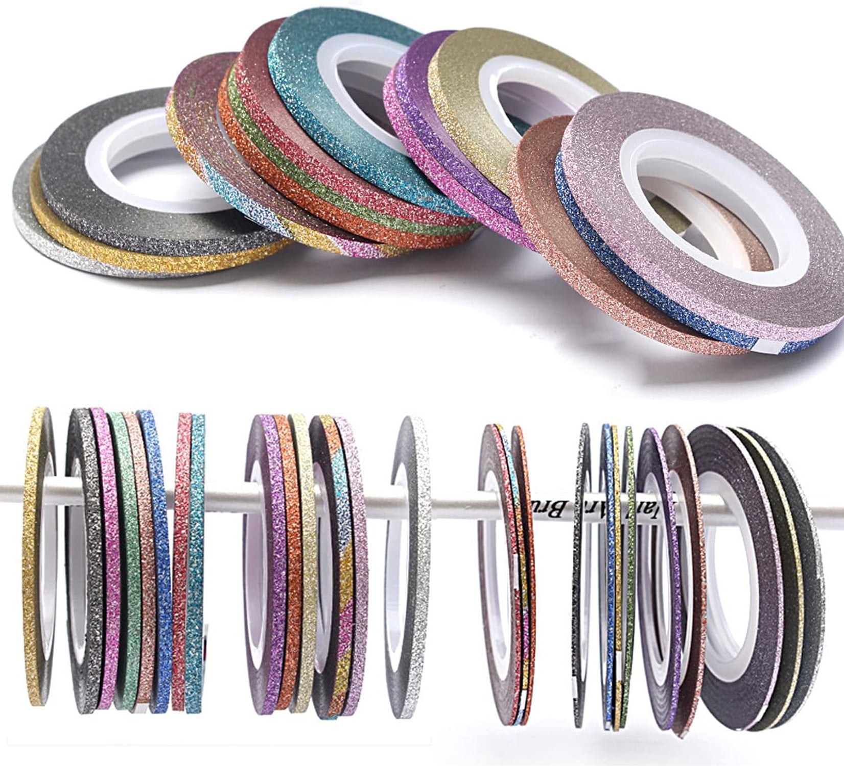 Matte Nail Art Striping Tape Lines 36pcs Nail Tape Stickers Stripe ...