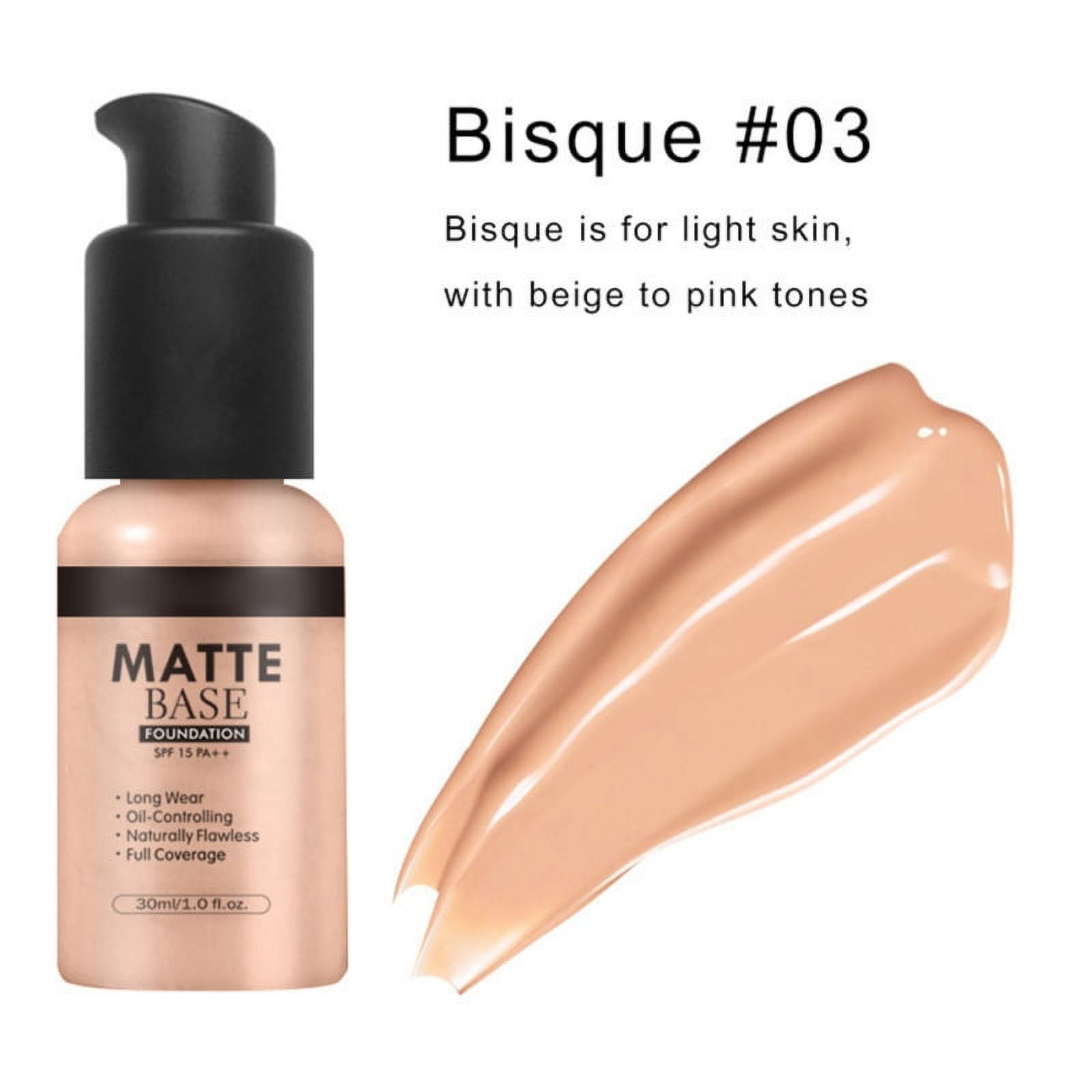 Matte Oil Control Concealer Foundation Cream,Long Lasting Waterproof ...