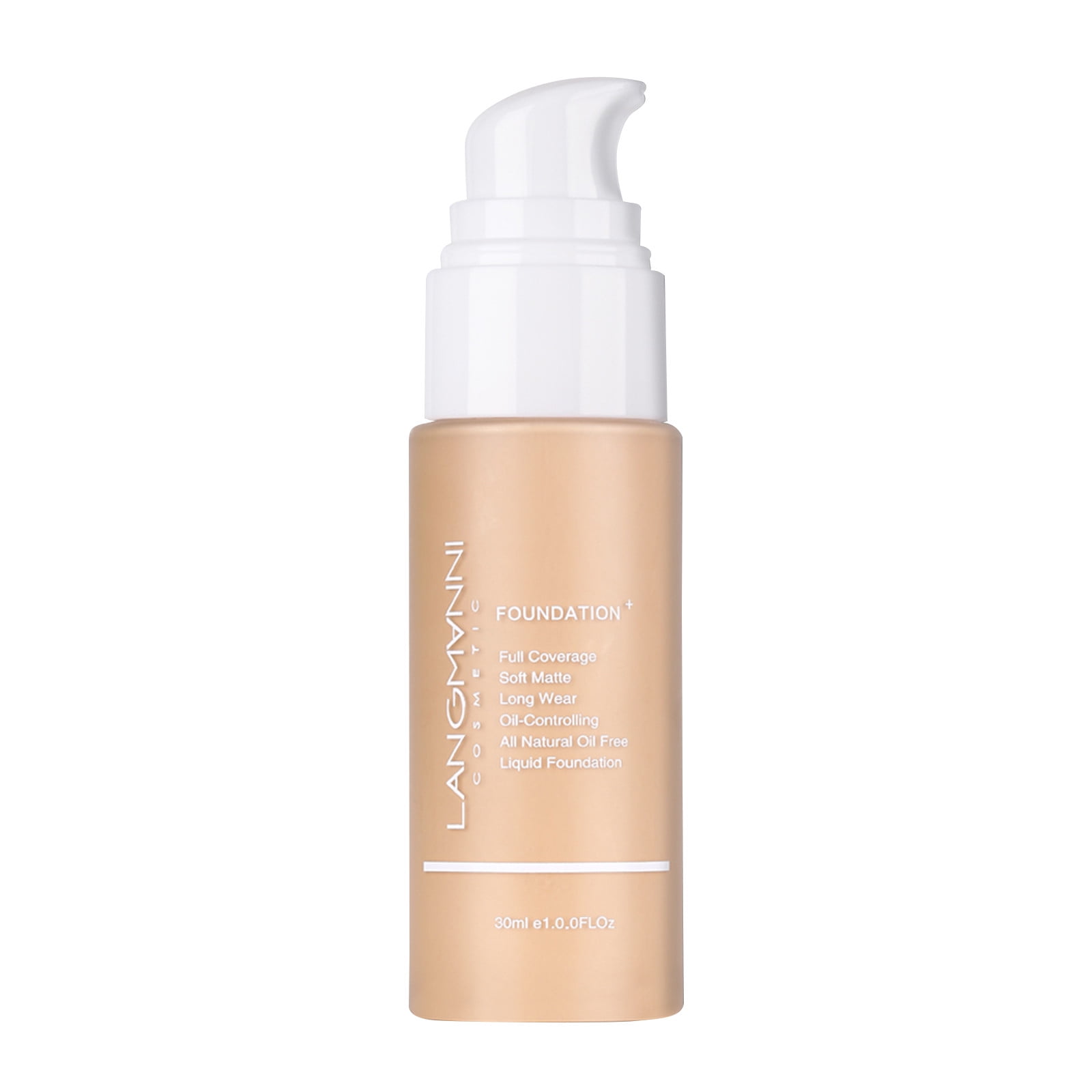 Matte Oil Mask Foundation, Liquid Texture, Oil-Free Finish, Buildable ...