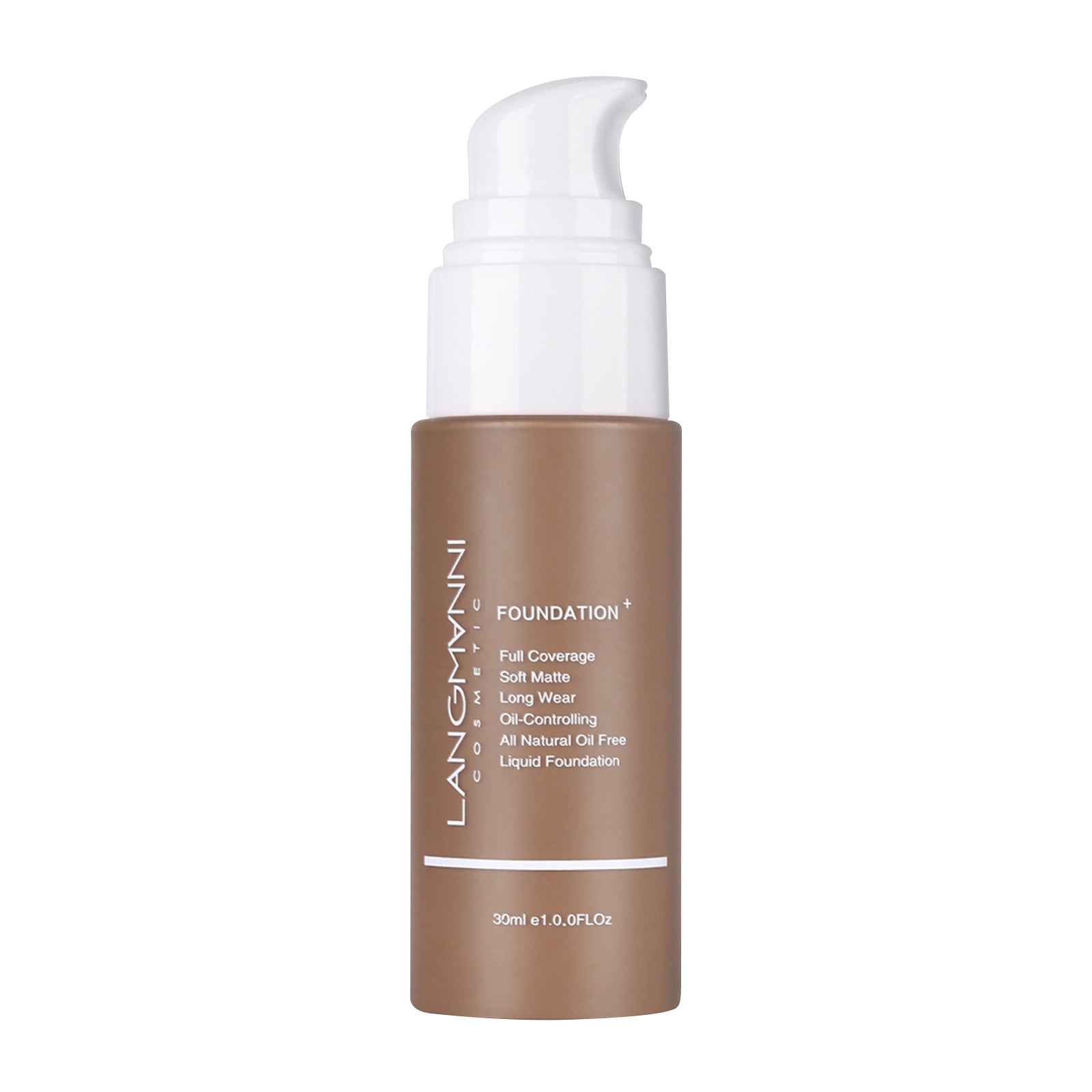 Matte Oil Mask Foundation, Liquid Texture, Oil-Free Finish, Buildable ...