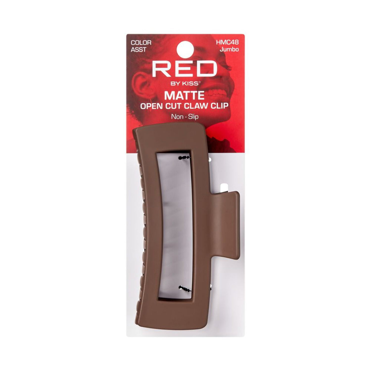 Red by Kiss Matte Open Cut Claw Hair Clip - Jumbo - Walmart.com