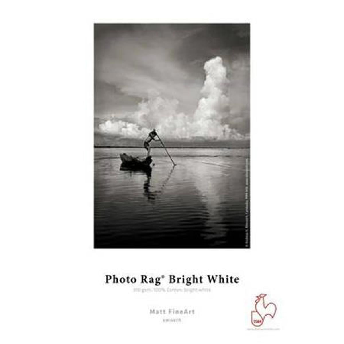 Hahnemuhle Matte Photo Rag, 100 % Rag, Smooth, Extra Bright White ...