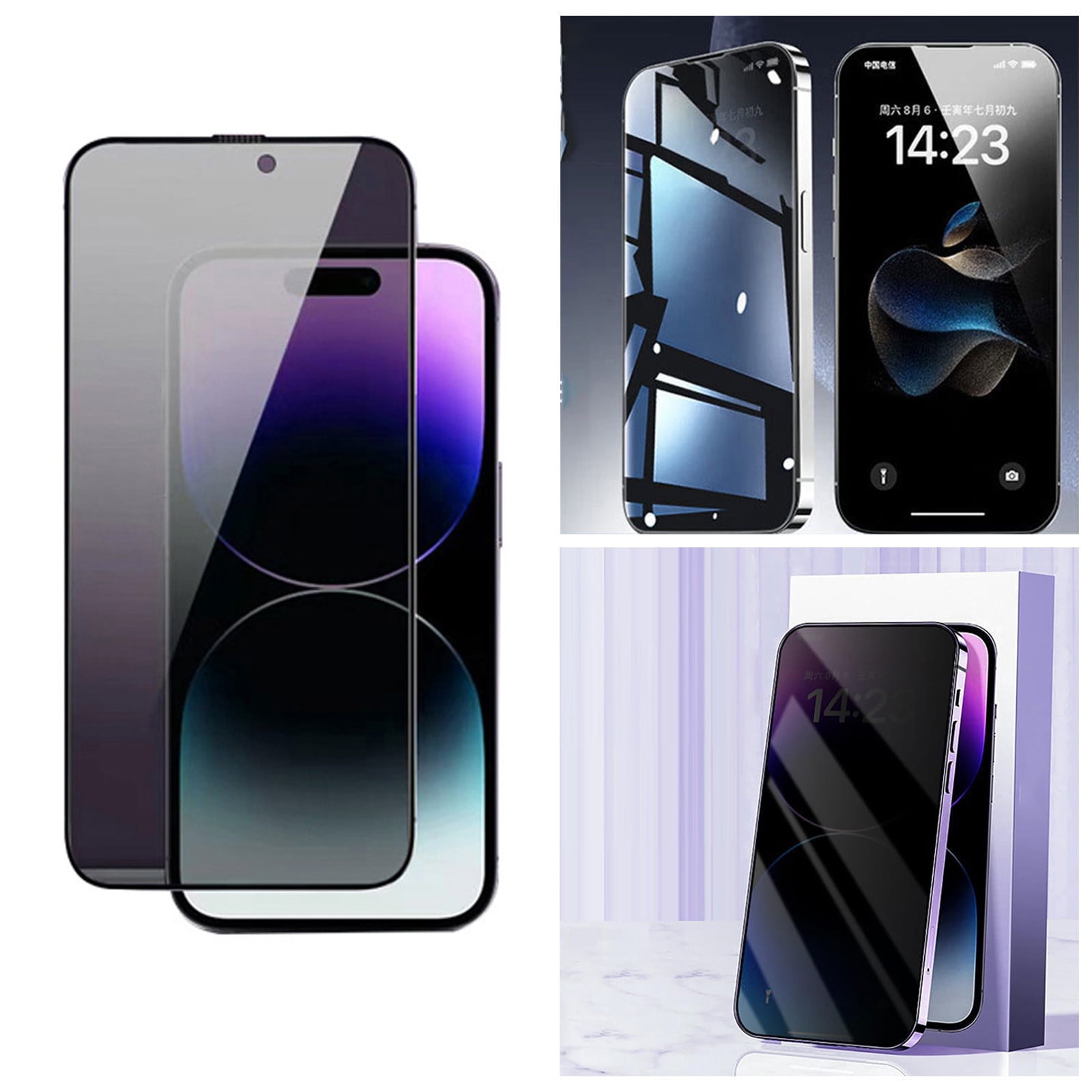 Matte Privacy Screen Protector for 16 Pro Max with Easy Installation ...