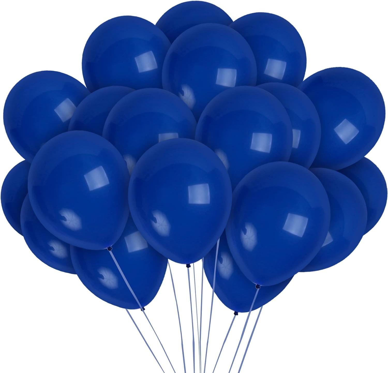 Matte Royal Blue Balloons - 10 Inch Latex Balloons - 72 Pack - Walmart.com