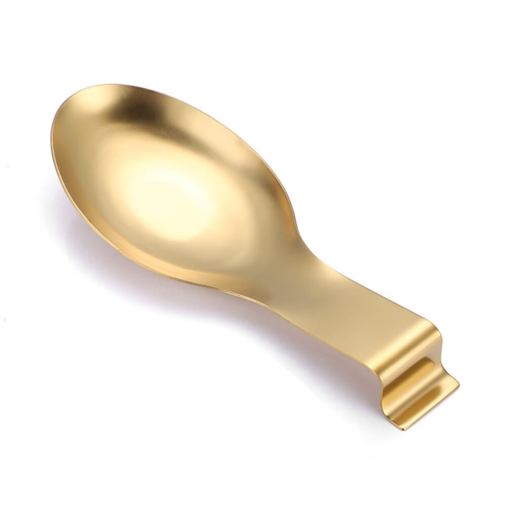 Matte Silver Spoon Holder,Stainless Steel Stovetop Spoon Holder,Spoon ...