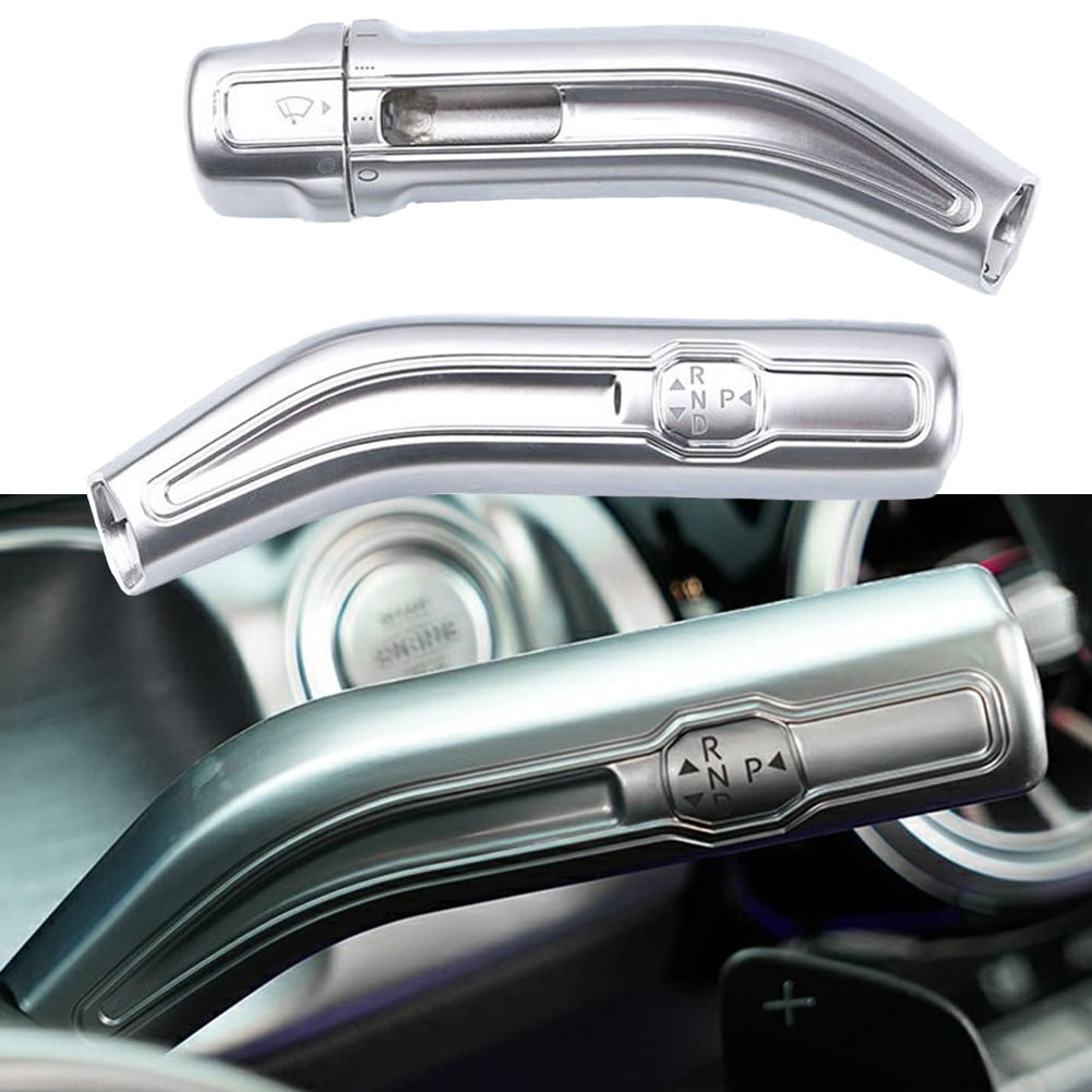 Matte Silver Steering Wheel Shift Wiper Lever Cover Trim for Luxury ...