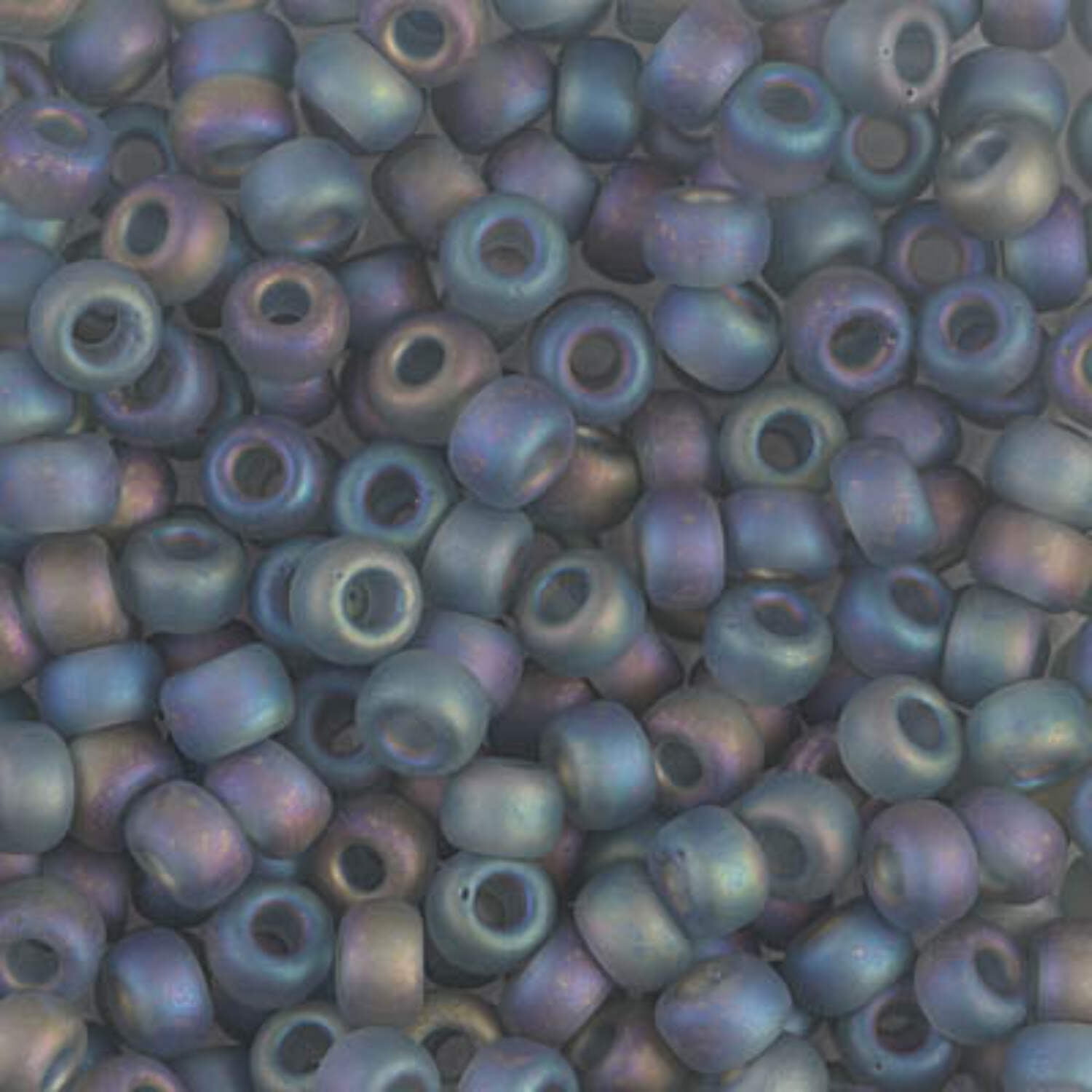 Matte Transparent Grey AB Miyuki Seed Beads 6/0 6-9152FR-TB - Walmart.com