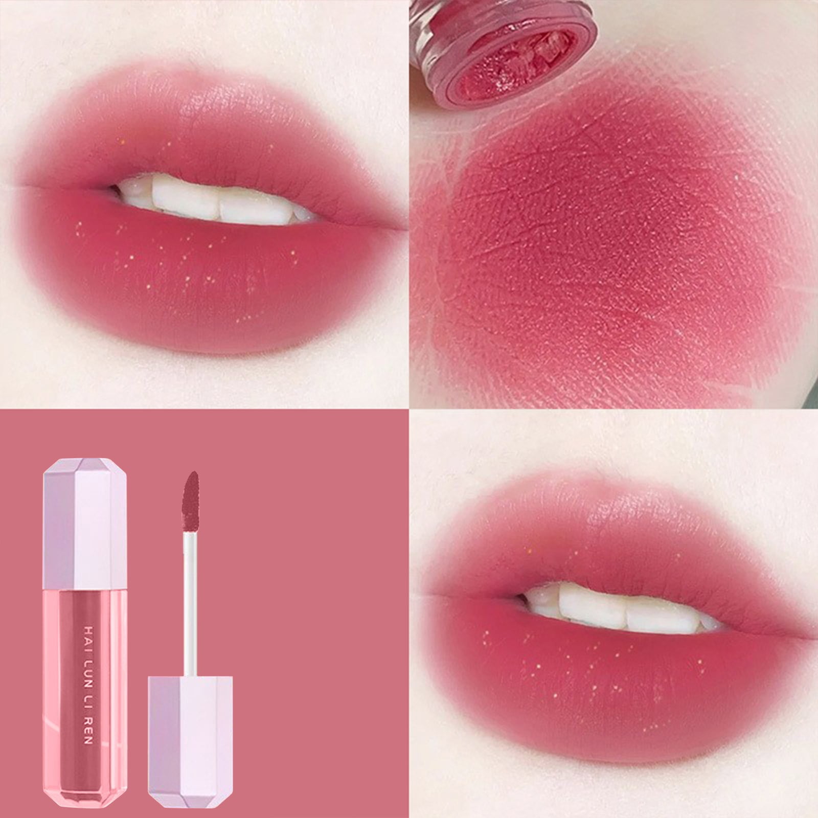 Matte Velvet Lip Mud | Thin Mud Lightweight Gauze Lip Glaze | Mist Finish Long-Lasting Lipstick ...