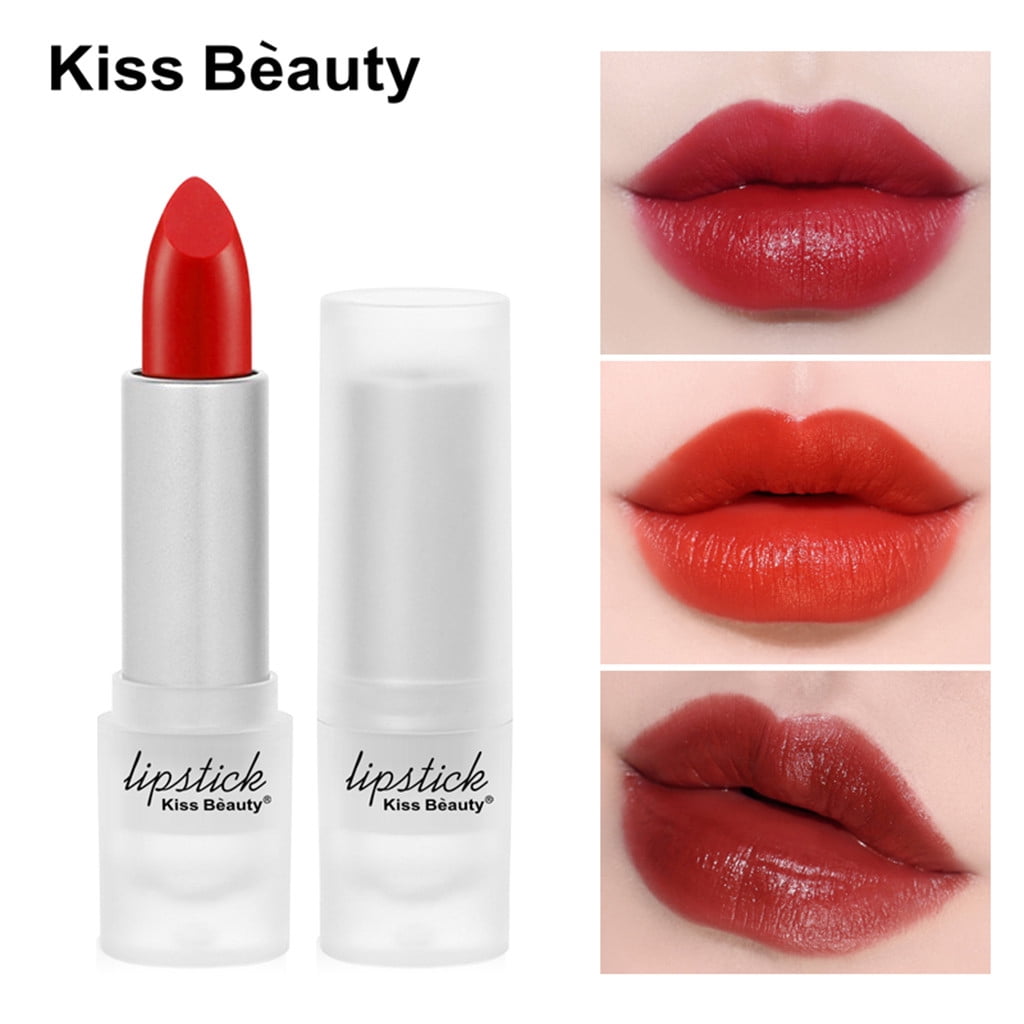Matte Velvet Lipstick, Hydrating Formula, Long-Lasting Color, Classic ...