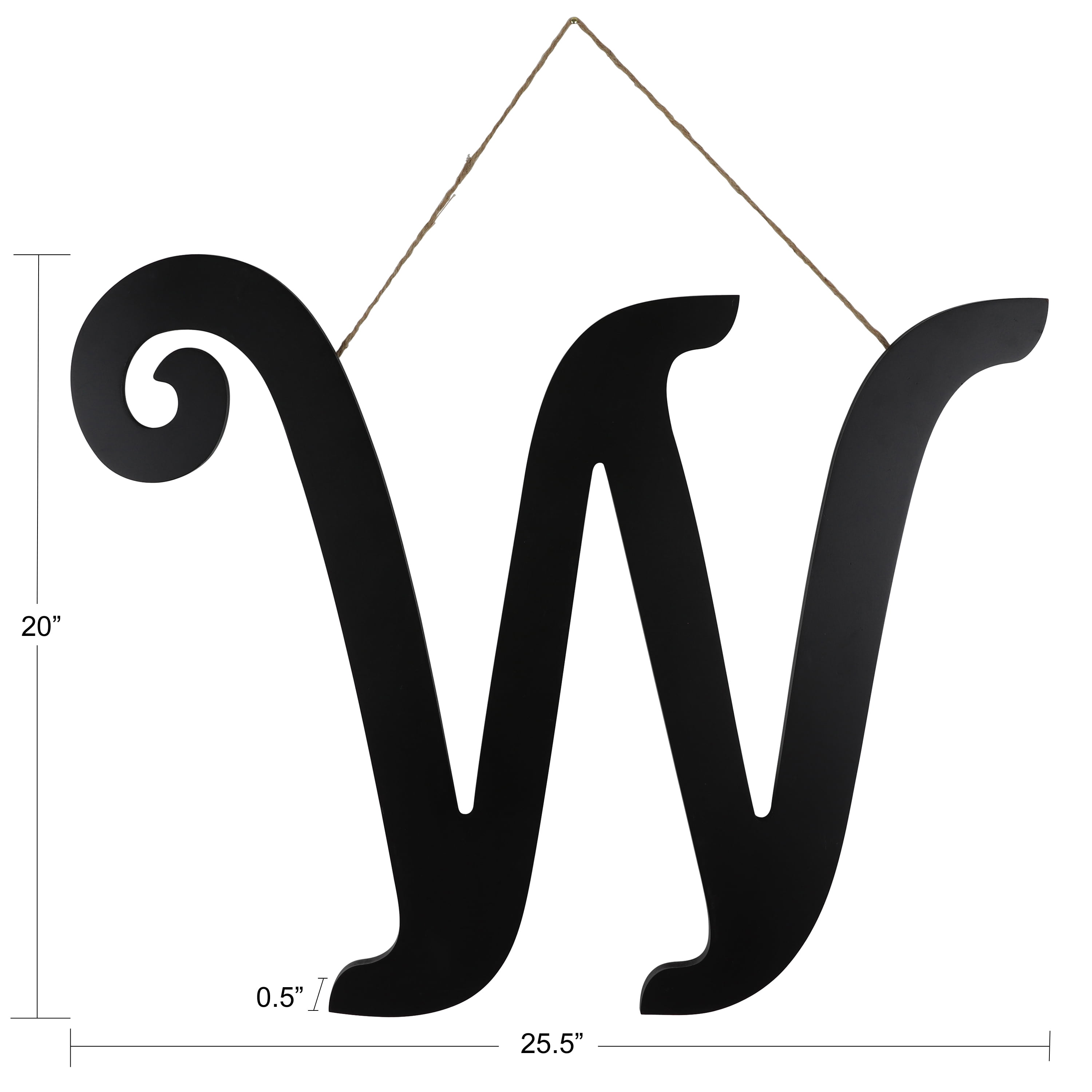 Fancy Letter W