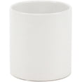Matte White Ceramic Cylinder Vase Width 3.75" Height 4", Flower ...