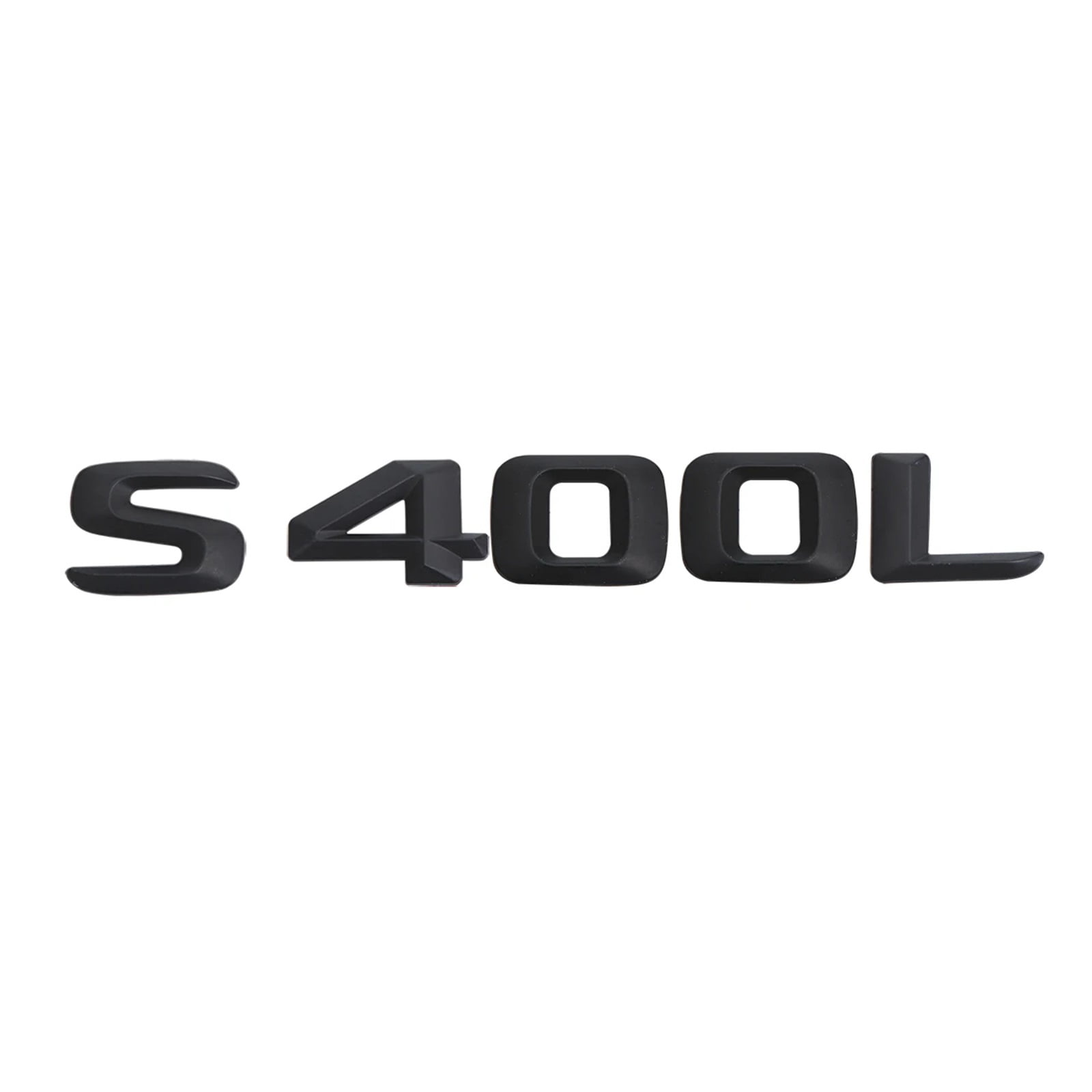 Matte black Car Trunk Rear Emblems Badge Letters Alphabet Sticker S400L ...