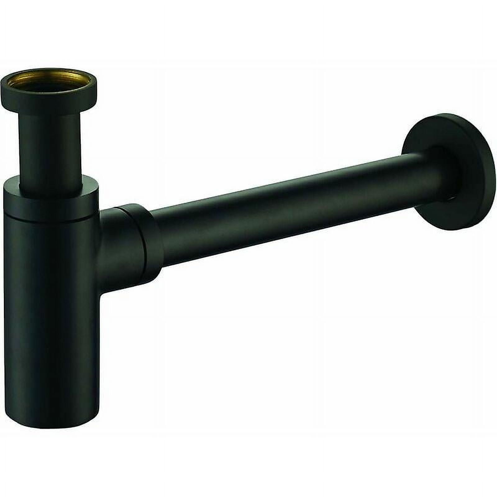 Matte black standard siphon, round model Matte black - Matte black,1/4,320cm,660g - Walmart.com
