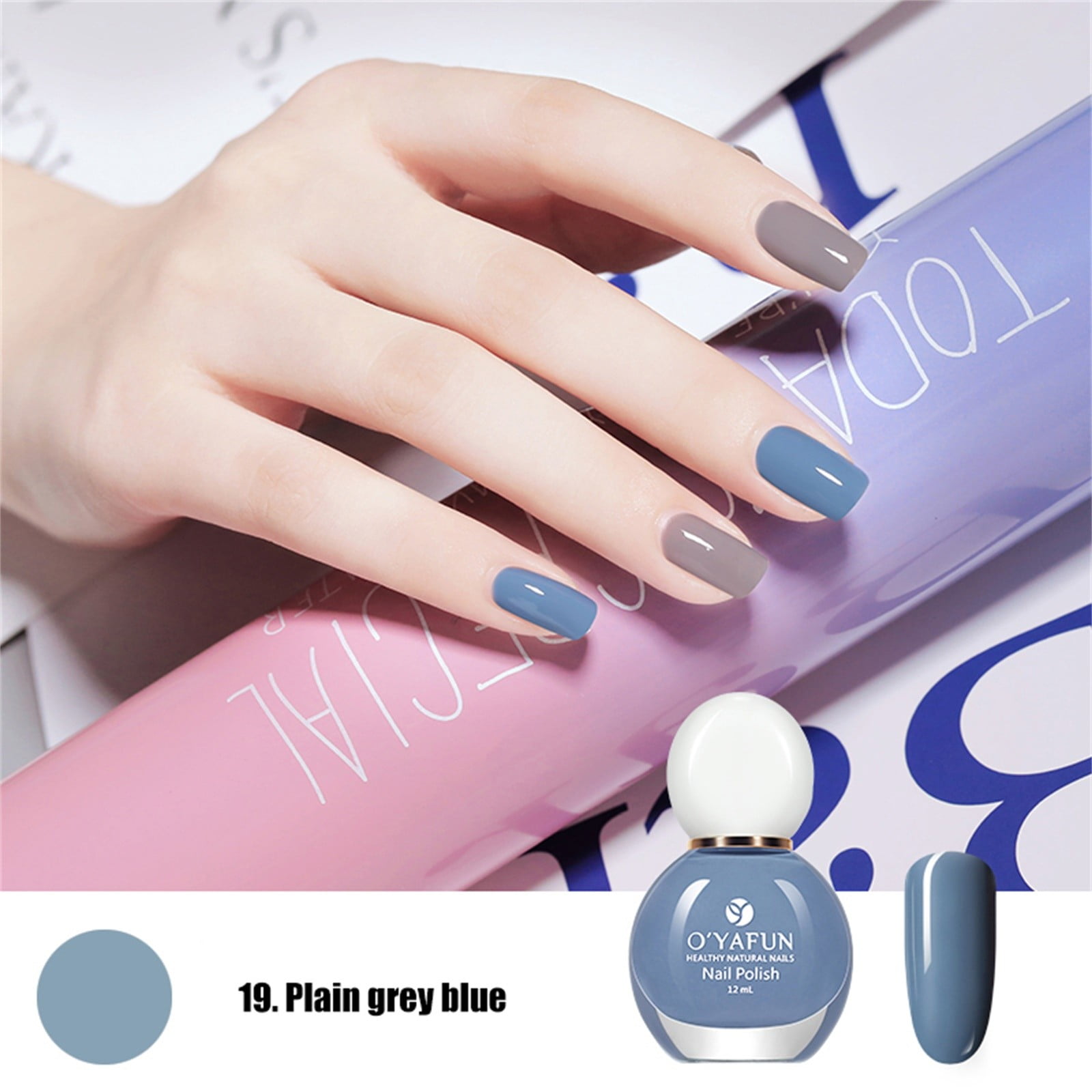 Matte nail polish Long-lasting no-bake whitening quick-drying matte ...