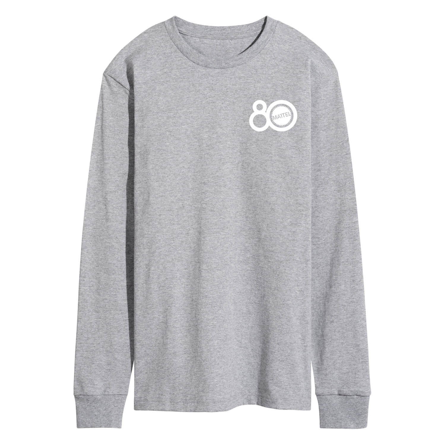 Mattel - 80Th Logos Oversized - Men's Long Sleeve Graphic T-Shirt ...