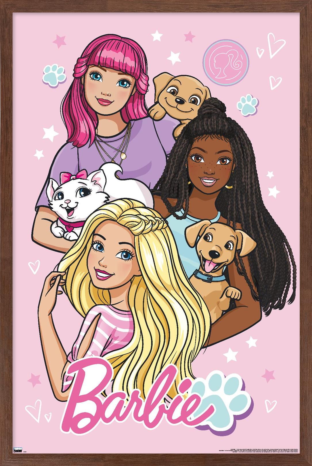 Mattel Barbie - Cute Wall Poster, 22.375" x 34" Framed - Walmart.com