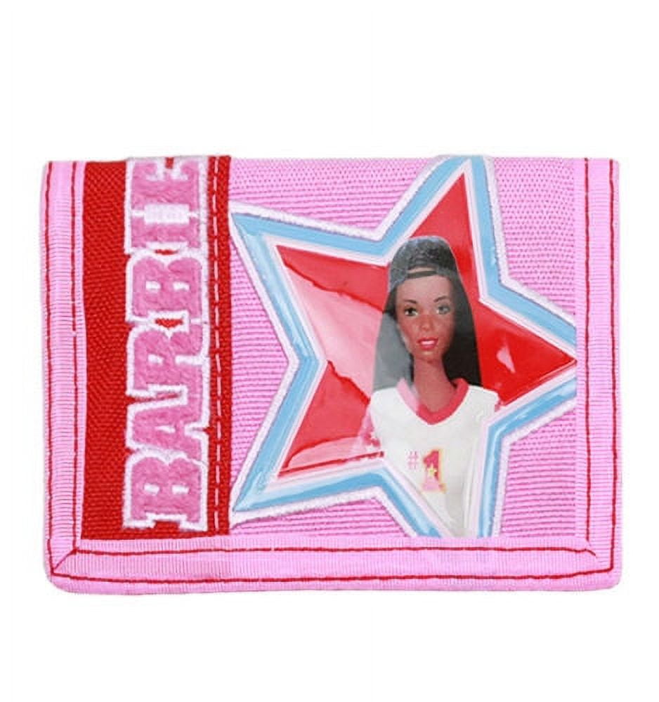 Mattel Barbie Doll Star Blue Black Girl Trifold Wallet/Card Holder for ...