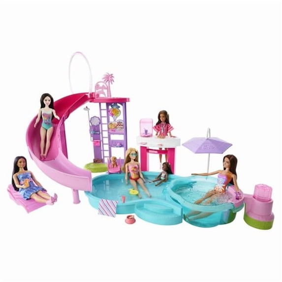 Mattel MTTJFP01 Barbie Dream Pool Figures - 2 Piece - Walmart.com